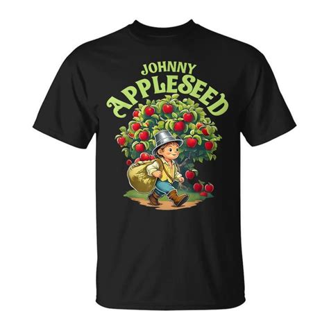 Johnny Appleseed Costume T Shirt Fun Historical Folklore Halloween