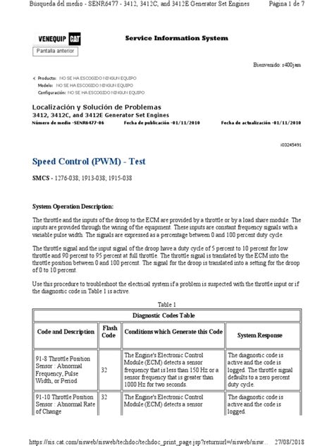 Speed Control Pwm Caterpillar Pdf Throttle Electrical Connector
