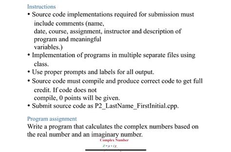 Solved Instructions • Source Code Implementations Required