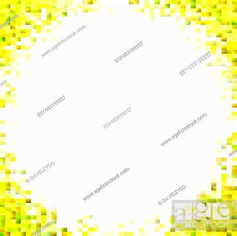 Abstract Gradient Rectangle Background Digital Vector Mosaic Design With Blank Space In The
