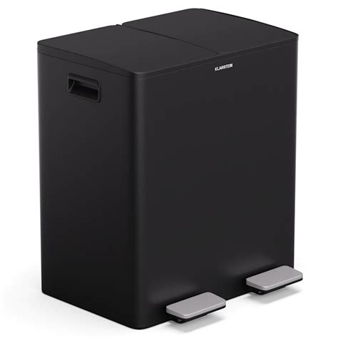 Klarstein Ecovista Trash Can 40 Litres 3l Compost Bin Soft Close