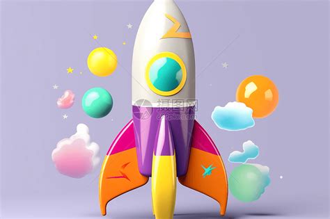 三维火箭模型图片素材 正版创意图片600068082 摄图网