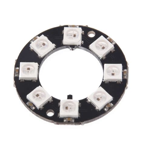 Buy 8 Bit WS2812 5050 RGB LED Built In Full Color Driving Lights Circular Development Board
