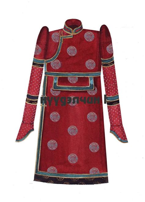 Нэгүүн ХАЛХ ДЭЭЛ Халх эрэгтэй дээлийг зохион