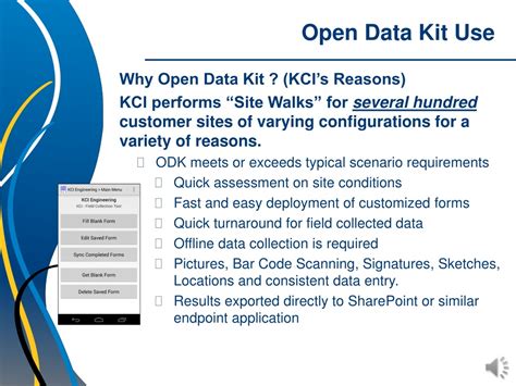 ppt enhancing field data collection with open data kit odk