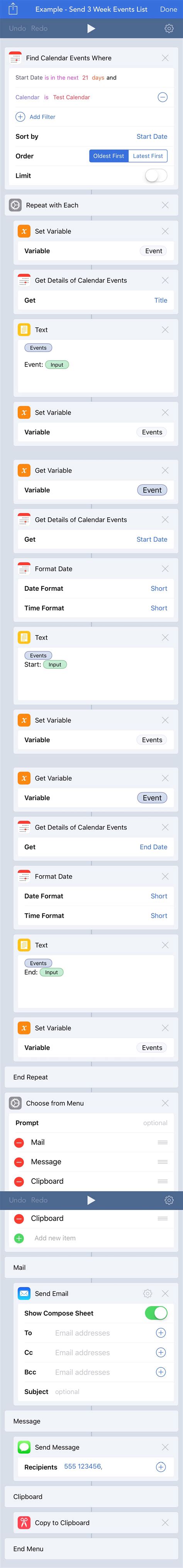 Workflow Example Send 3 Week Event List Thoughtasylum