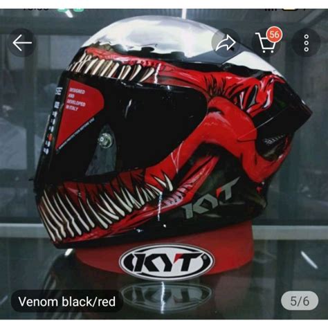 Helm Full Face Kyt Tt Course Leopard Visor Iridium Helm Pria Helm Murah Helm Pria Dewasa