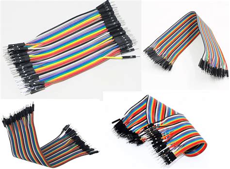 Male To Male 40 Pin Dupont Cable 10cm 20cm 30cm 40cm Reliable Connect Rgrj Aiiot Technologies
