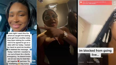 This Tiktoker Tricked Her Cheating Bf Into Visiting His Fling In A Wild Vid