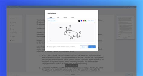 Sign PDFs Online For Free With Electronic Signature