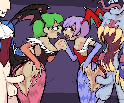 Rule 34 2boys 2girls Clothed Sex Clothing Darkstalkers Demitri