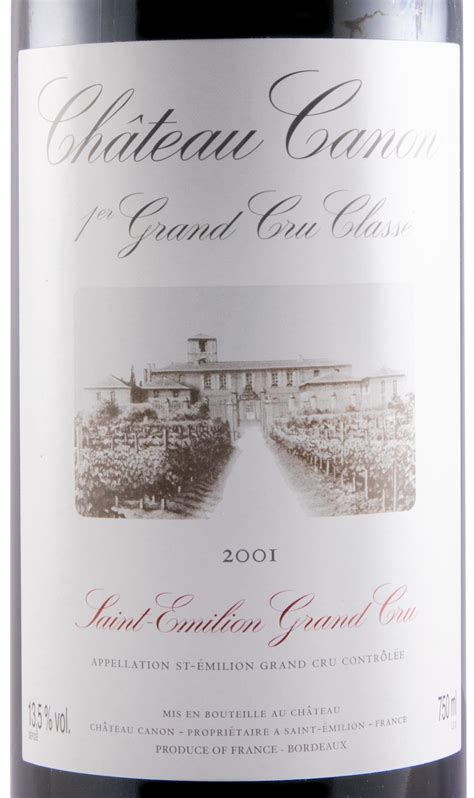 2001 Château Canon Saint Émilion Tinto