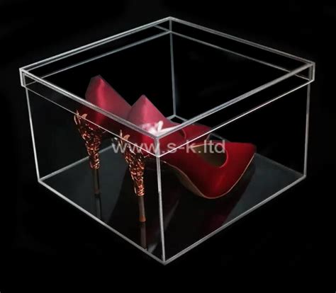 Plexiglass Factory Customize Acrylic Flower Box With Lid