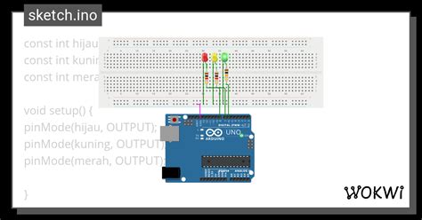 Lampu Flip Flop Wokwi Esp32 Stm32 Arduino Simulator