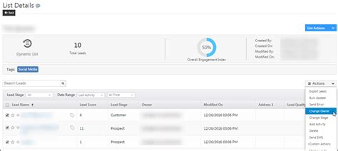 Manually Assign Lead Ownership In Leadsquared Help And Support