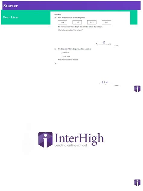 Week 4 Maths Explore 2 Straight Line Graphs Download Free Pdf Cartesian Coordinate
