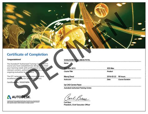 Autodesk Certification Sai Cad Centre