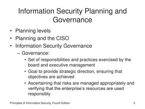 Ppt Principles Of Information Security Fourth Edition Powerpoint Presentation Id 3642350