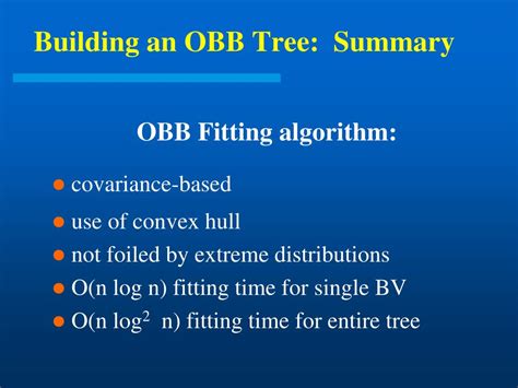 Ppt Proximity Queries Using Spatial Partitioning And Bounding Volume Hierarchy Dinesh Manocha