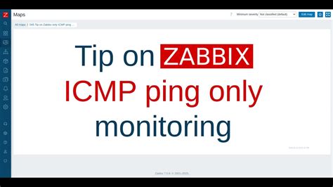 Tip On Zabbix Icmp Ping Only Monitoring Youtube