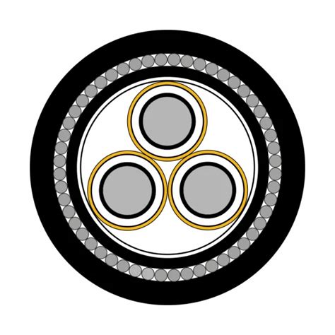 Underground Aluminium Conductor 20kv 50mm Earth Medium Voltage Cable