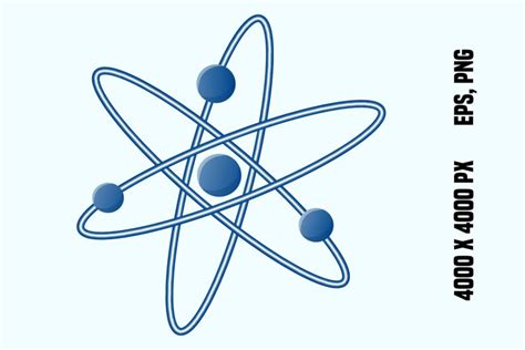 Color Atom Symbol Of Science Education