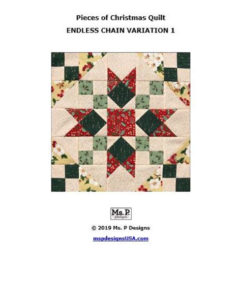 Endless Chain Quilt Block Pattern