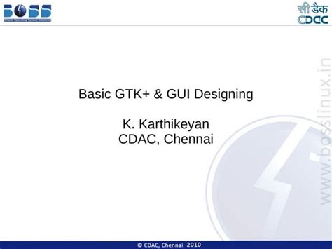 Basics Of Gtkilugc Ppt