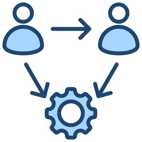 Relationship Generic Blue Icon