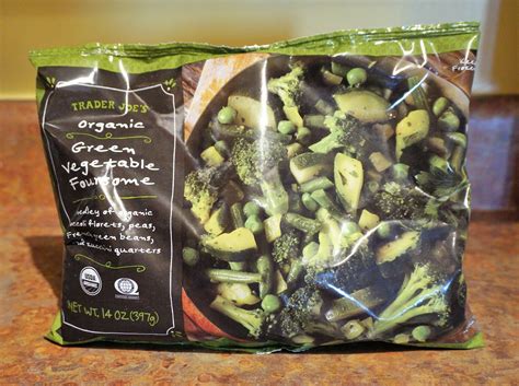 Exploring Trader Joes Trader Joes Organic Green Vegetable Foursome