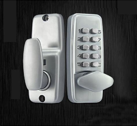 Waterproof Nical Digital Coded Keyless Push Button Keypad With 60mm Latch Manual Door Lock