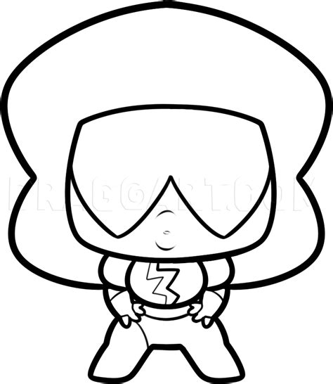 How To Draw Chibi Garnet From Steven Universe Drawing Step By Step By Dawn DragoArt