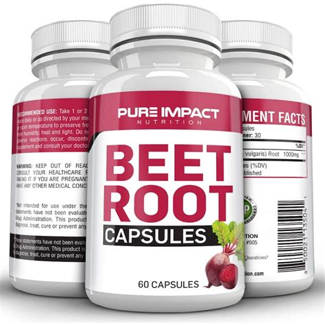 Beet Root Capsules Nitric Oxide Non Gmo Beet Root Extract 1000mg Beet