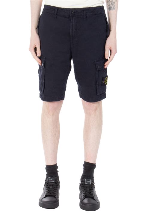 Stone Island Slim Fit Cotton Bermuda Shorts 8015l11waa0120