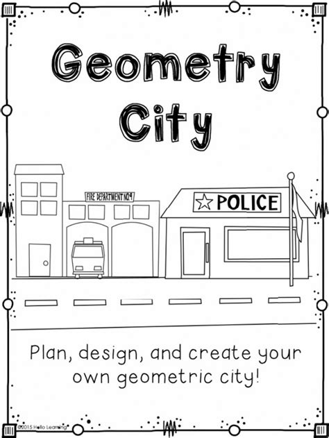 Geometry City Project Pdf Printable Pdf Template