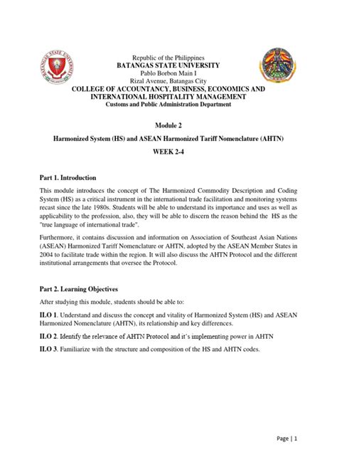 Cad 207 Classification System Pdf Trade International Trade