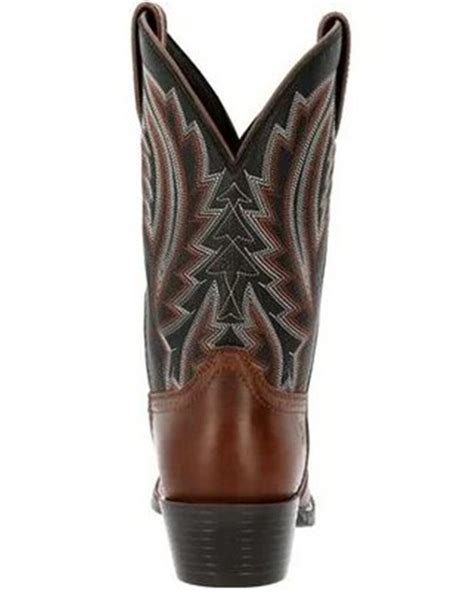 Durango Mens Westward Performance Western Boots Broad Square Toe Black