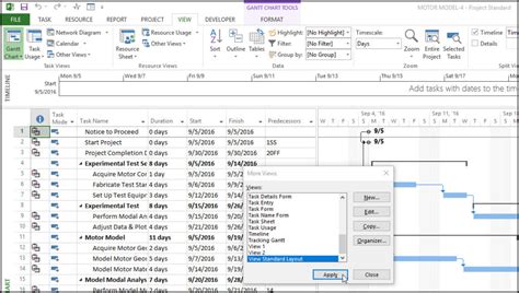 Copy Views In Microsoft Project Sharing Views With Other Projects