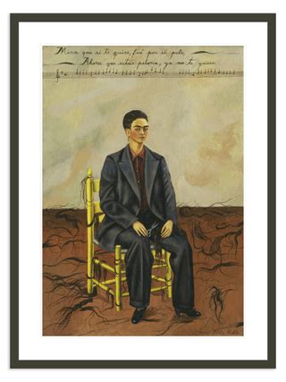 Self Portrait With Cropped Hair Print By Frida Kahlo Brooklyn Museum