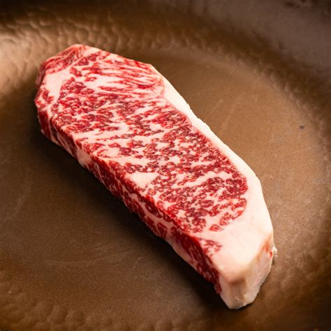 Srf Gold Plus™ New York Strip Steak Ultra Marbled American Wagyu