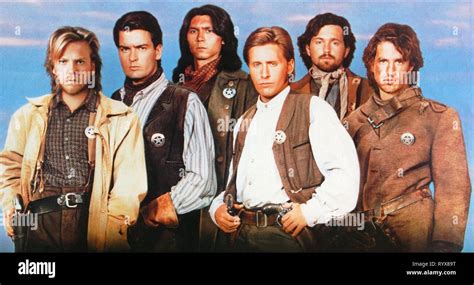 Kiefer Sutherland Charlie Sheen Lou Diamond Phillips Emilio Estevez