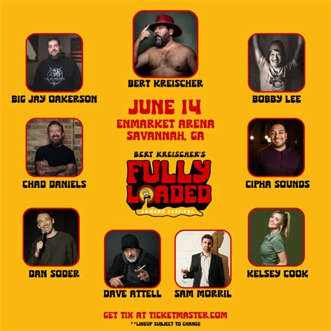 Bert Kreischers Fully Loaded Comedy Festival Enmarket Arena