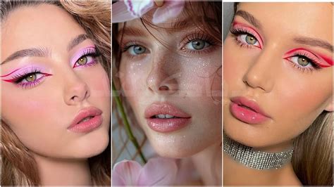 30 عکس از آرایش عروسکی دخترونه رنگ های صورتی و مدل های خاص که تا حالا