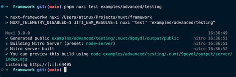 Display Vitest Output When Running `nuxi Test` · Issue 15747 · Nuxtnuxt · Github