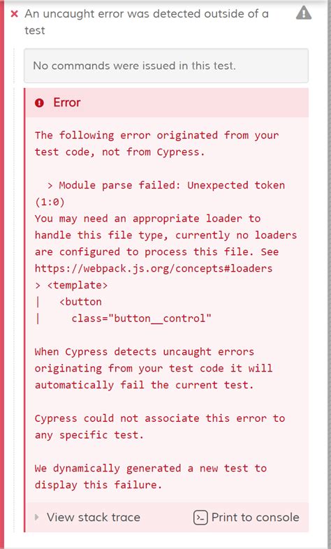 Component Testing Never Finds Any Tests · Issue 16812 · Cypress Io