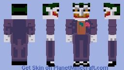 The Joker Batman The Animated Series Minecraft Skin