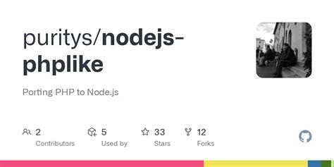 Github Puritysnodejs Phplike Porting Php To Nodejs
