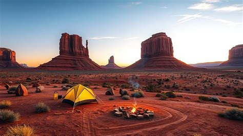 Camping In Monument Valley Navajo Tribal Park