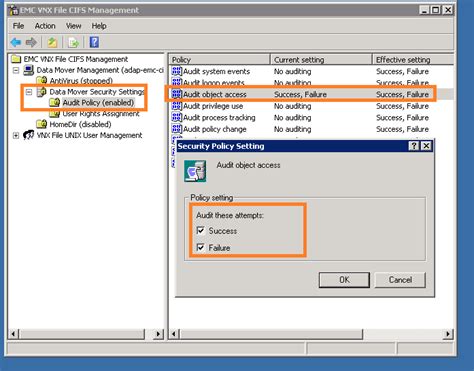 Audit Policy Configuration Emc Server Guide Manageengine Adaudit Plus