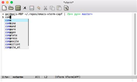 Vterm Capf Vterm 补全，支持 Companycorfu Emacs General Emacs China
